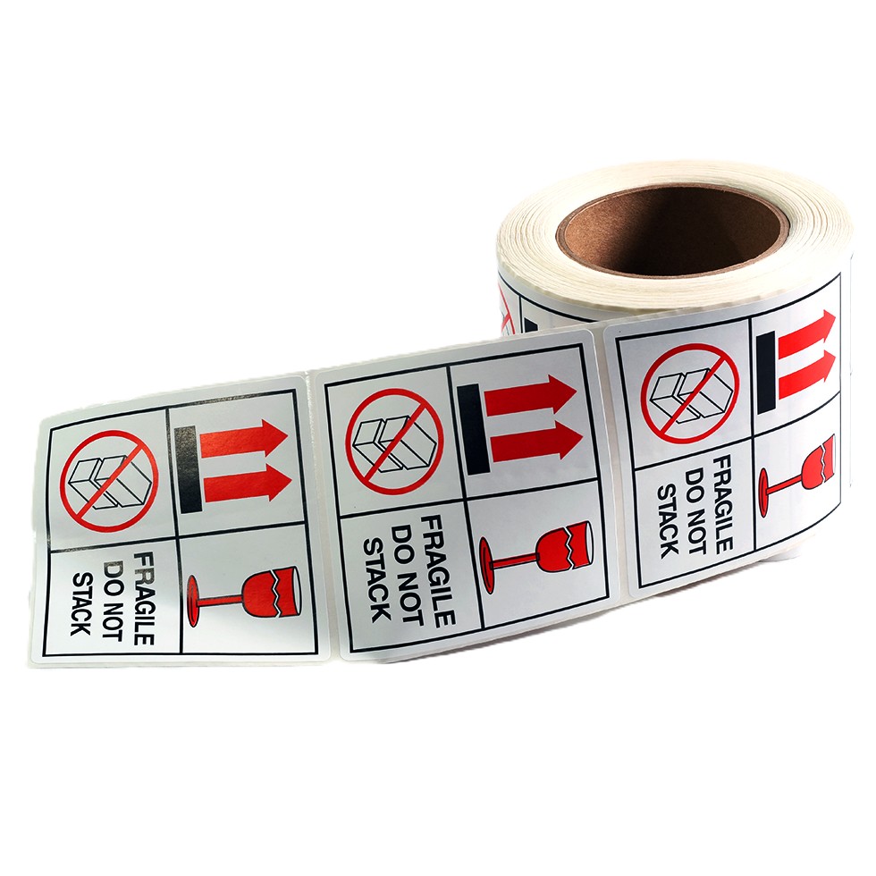 ETIQUETA FRAGILE DO NOT STACK, Areco Global